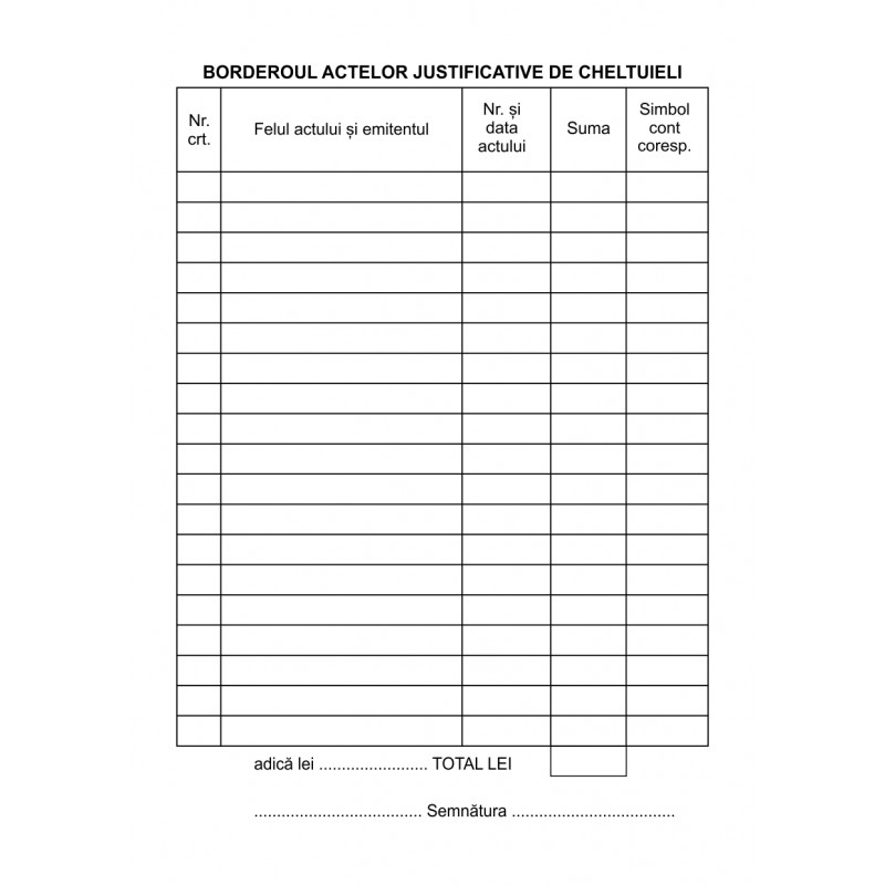 Decont de cheltuieli